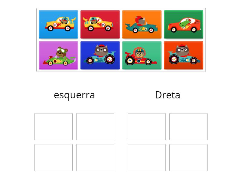 DRETA I ESQUERRA - Group sort