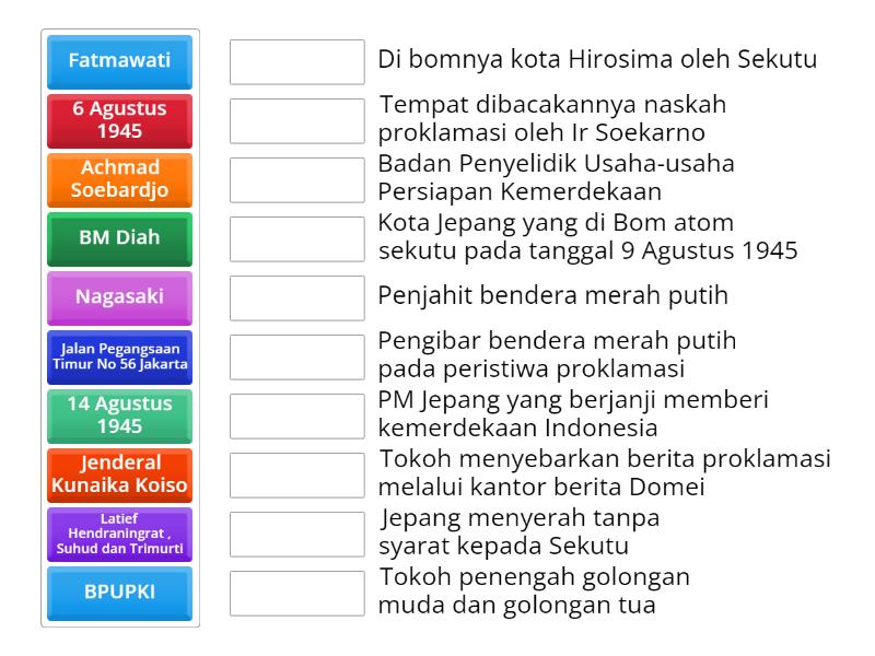 LKPD Peristiwa Menjelang Proklamasi Kemerdekaan Indonesia - Abbinamenti