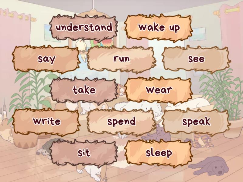 irregular verbs (p2) - Flip tiles