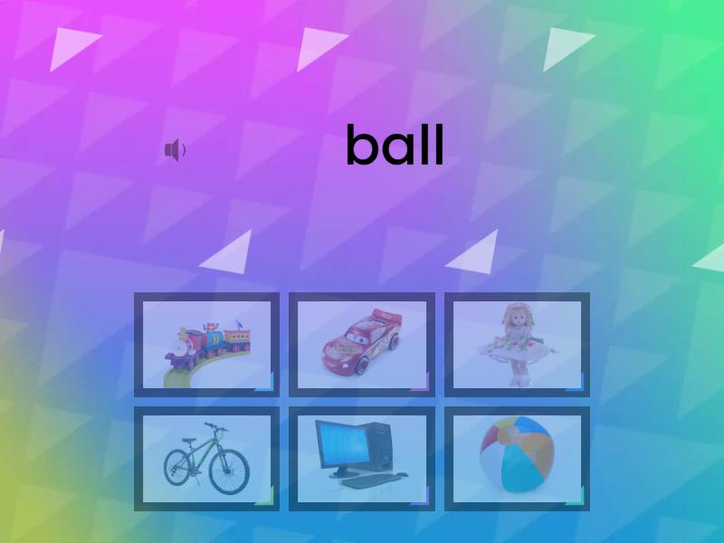 KB1 unit 3 toys - Find the match