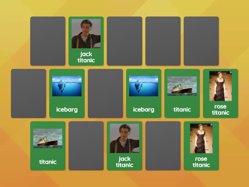 titanic - Matching pairs