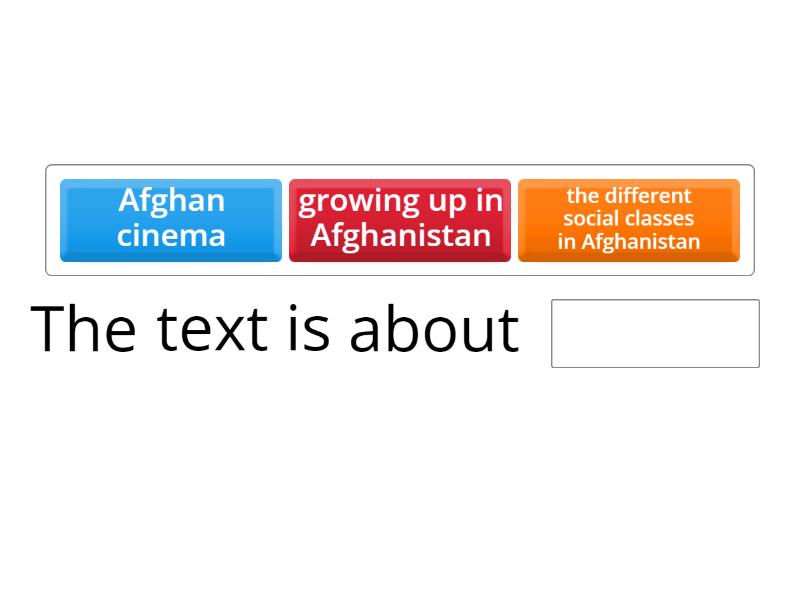 3F Gist task - Complete the sentence