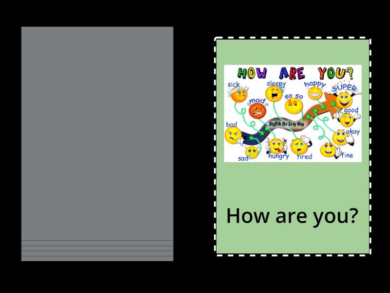 Warm up - Speaking cards