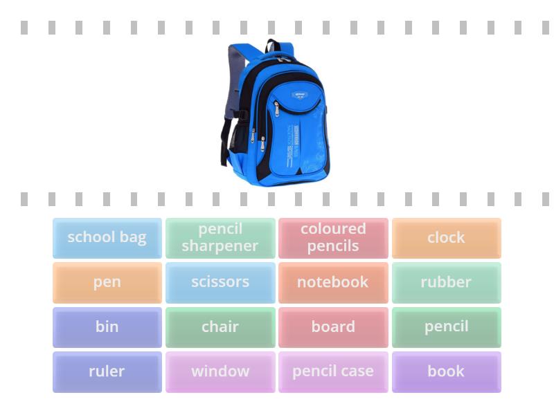 Go getter 1 school things - Find the match