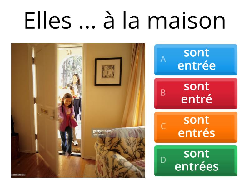 Le passé composé avec être - Quiz