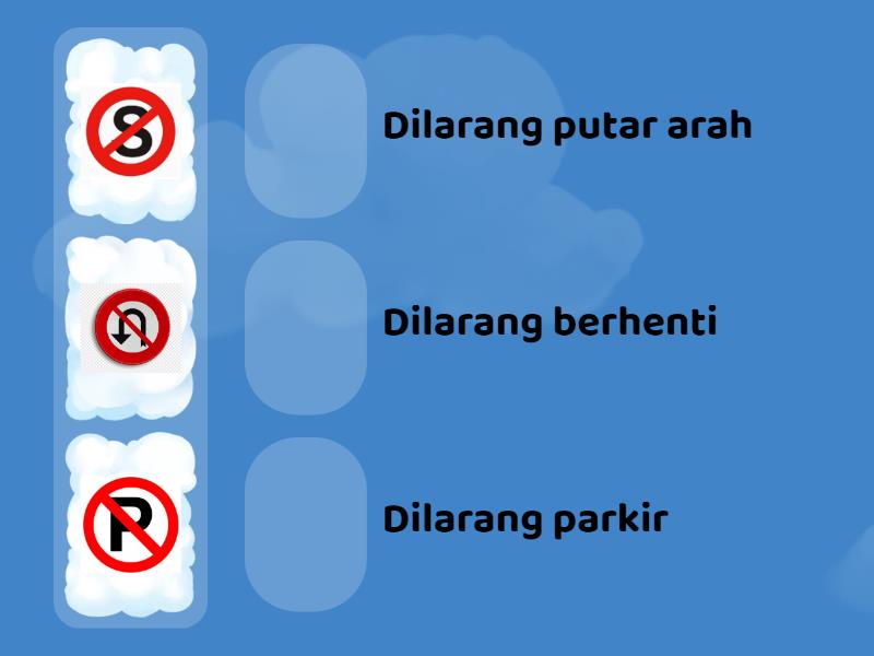 Rambu-rambu lalu lintas - Match up