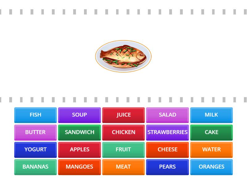 FOOD CONTEST - Find the match