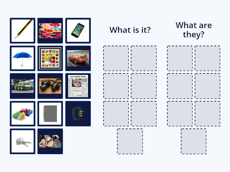 EF beginner 3a plurals - Group sort