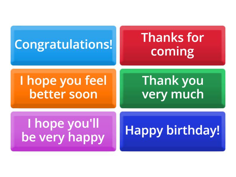 Pronunciation - use positive and friendly tone - Flip tiles