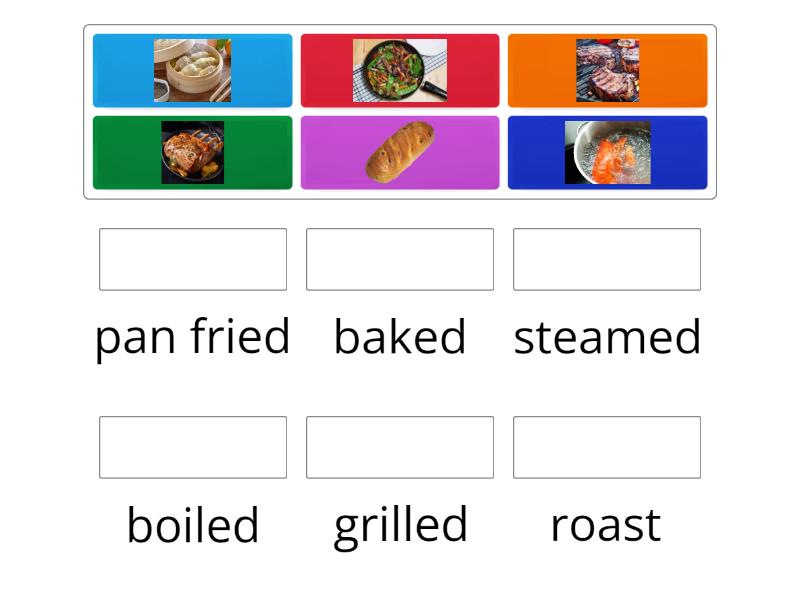 1A Cooking English File Intermediate - Match up