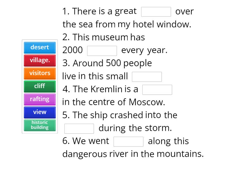 Grand Canyon Video Unit 10 Navigate A2 - Complete the sentence