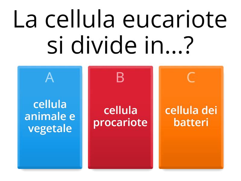 La cellula - Quiz