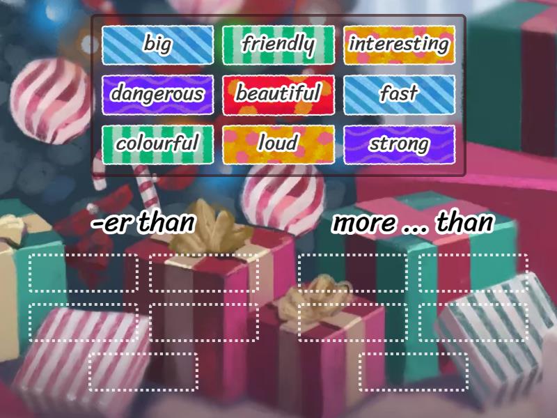 AS4 U4 comaratives sorting - Group sort