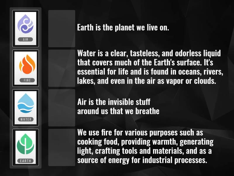 4 Elements - Match up