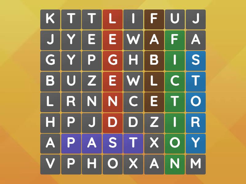Narrative Text - Wordsearch