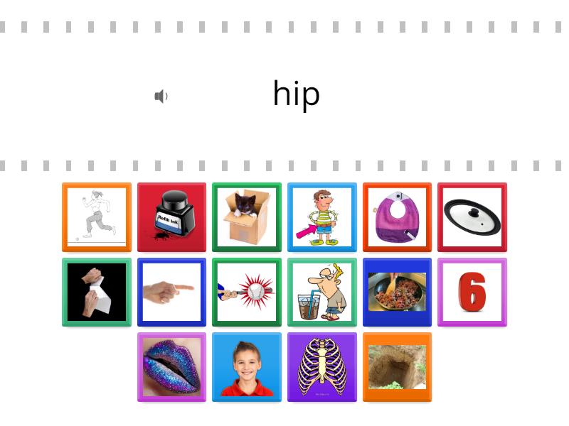 Oxford Phonics 2 - i, ip, ib, id, it, ix - Find the match