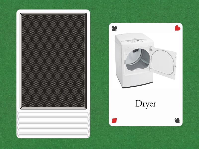 Laundry Room Vocabulary - Speaking cards
