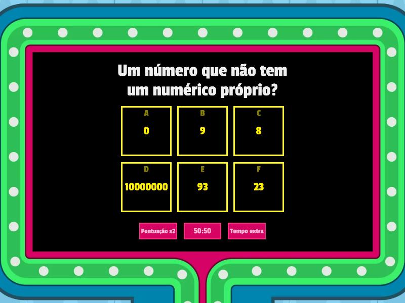 matematica - Gameshow quiz