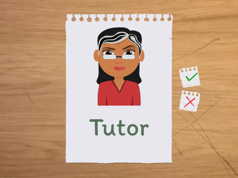 THE CHARACTERS - Flash cards