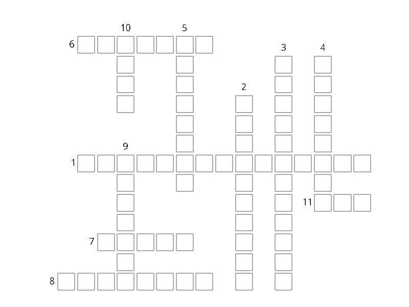 TTS Spesialisasi Sel Bab 1 Kelas 8 - Crossword