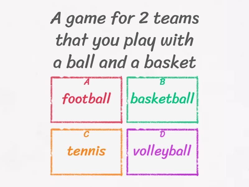 Sports riddles - Quiz