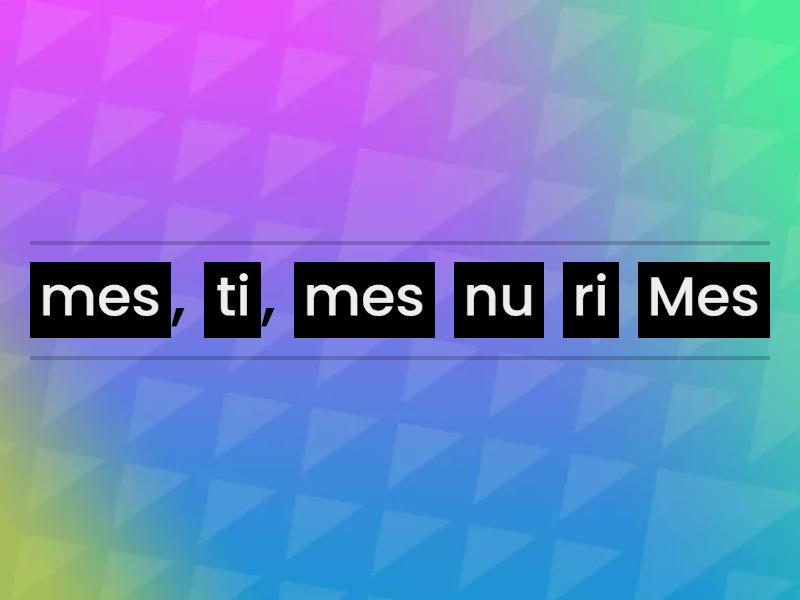 CMa2-G1-Canción El Mishito en Kaqchikel. - Unjumble