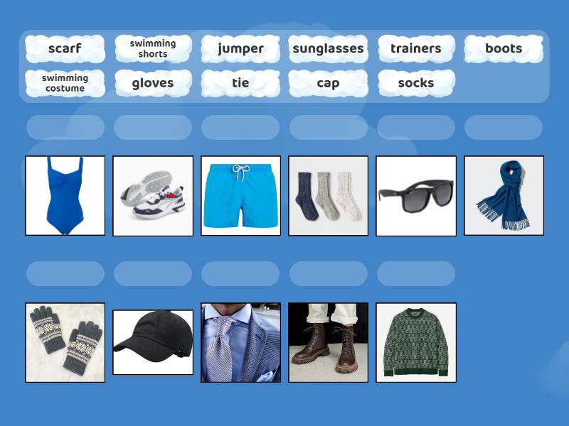 Clothes. Prepare 6. Unit 9 - Match up