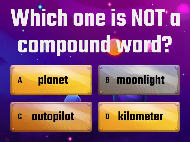Identifying compound words, contractions & abbreviations - Quiz