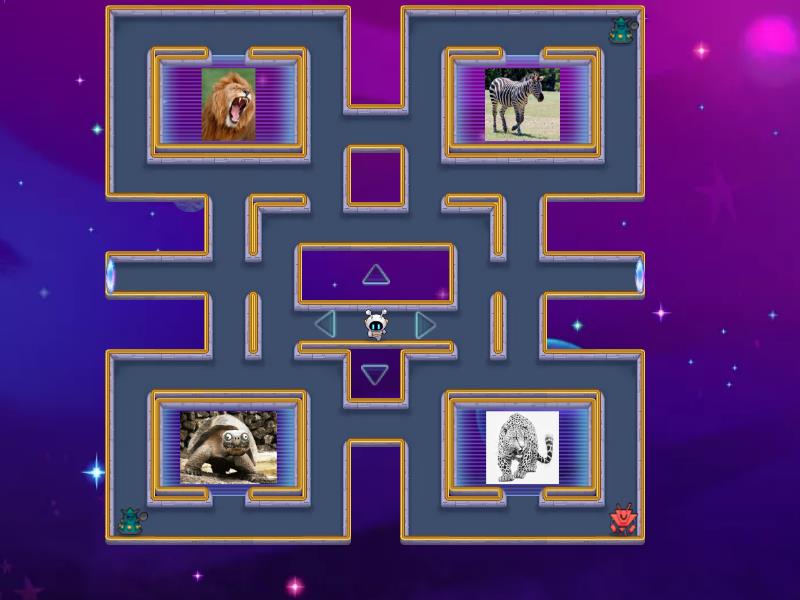 Arbre ungali: vocabulaire - Maze chase