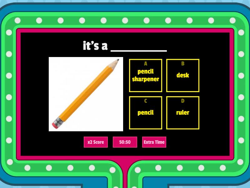 Classroom objects - Bright ideas 1, unit 1 - Gameshow quiz