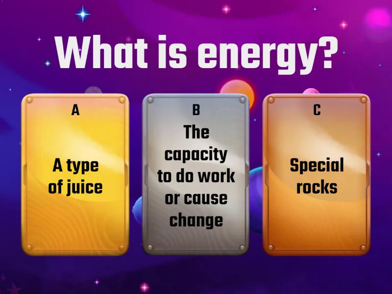 Energy - Quiz