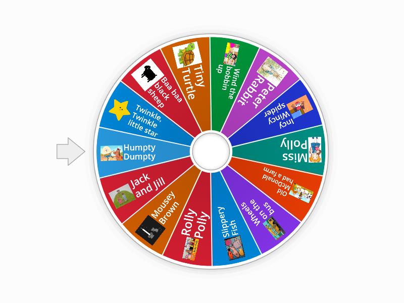 Nursery Rhymes - Spin the wheel