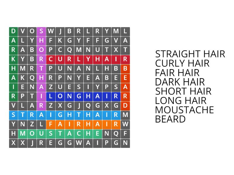 DESCRIPTIONS - Wordsearch