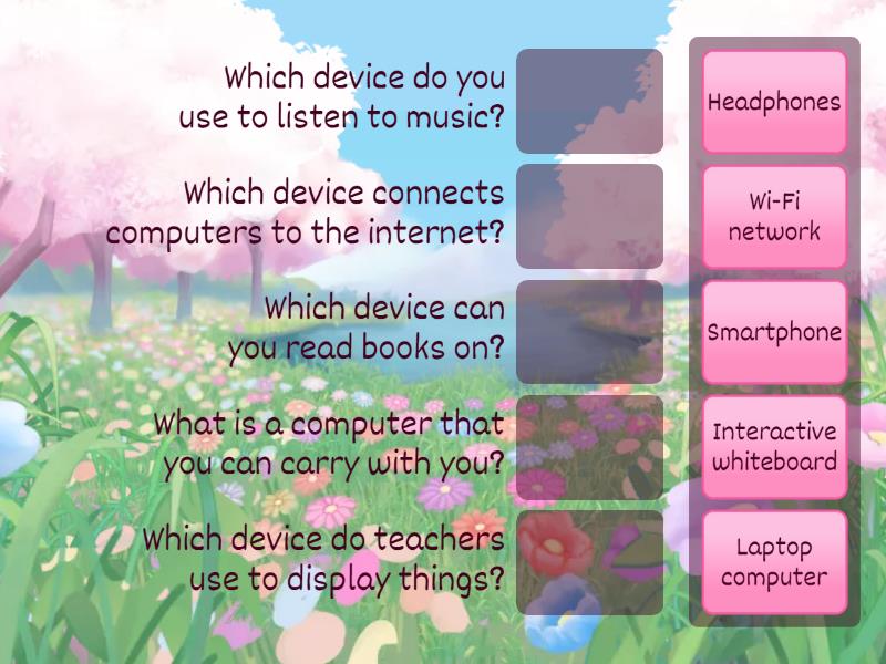 Technology Lesson Match Up