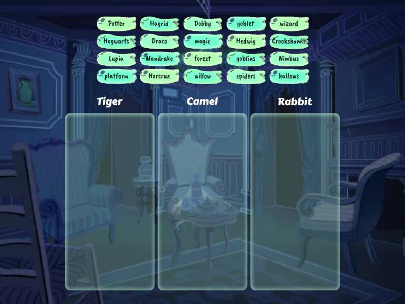 Harry Potter Word Division Sort - Categorize