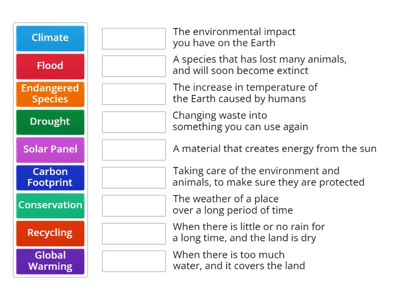 Environment - Match up