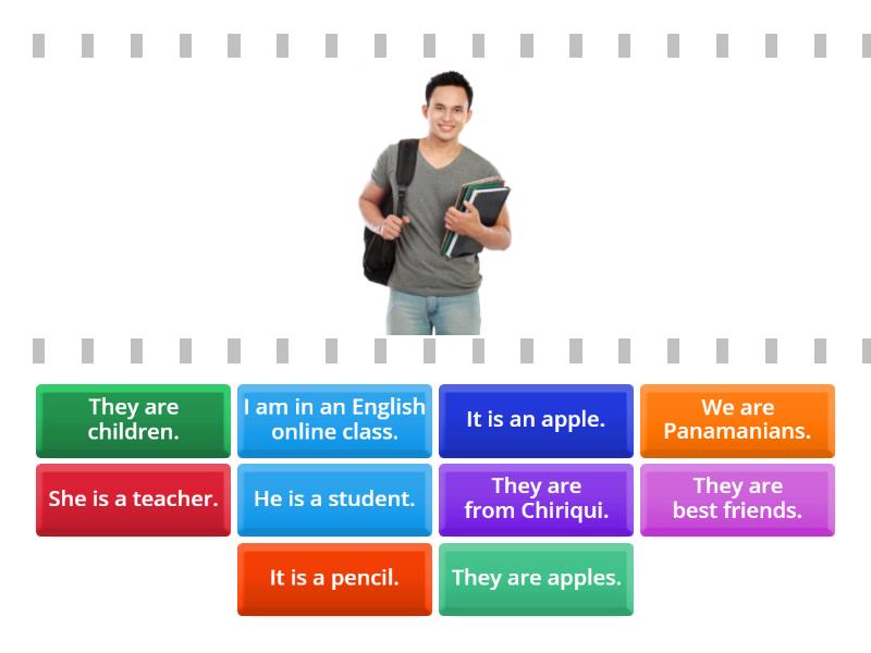 Practice 1-Personal Pronouns and verb To Be - Find the match