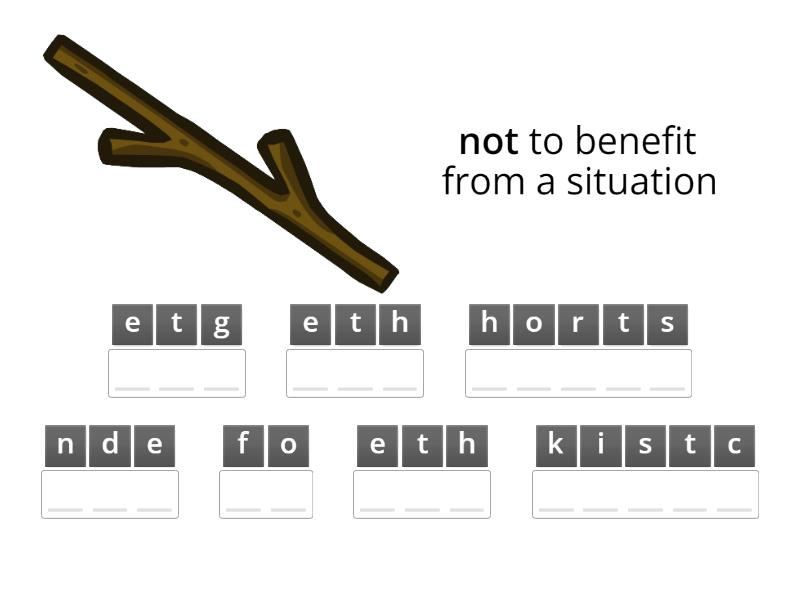 EXPRESSIONS WITH GET - Anagram