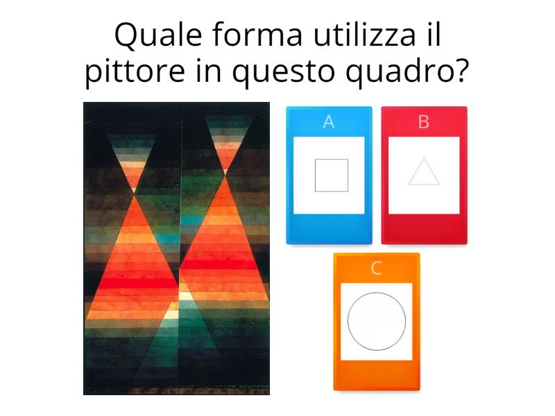 Arte e forme geometriche a cura di Vincenzo Amarante - Quiz