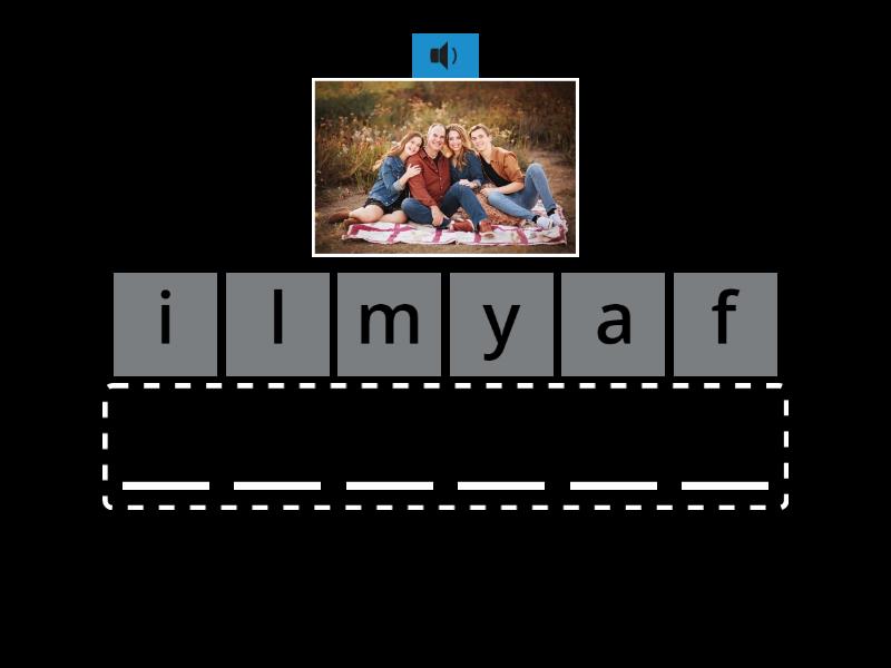 FAMILY AND FRIENDS - Anagram