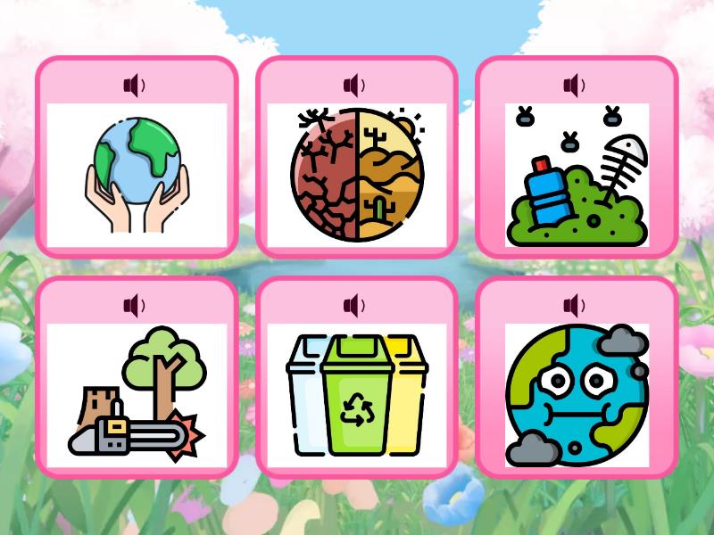 Mi medio ambiente. Traduce el vocabulario - Flip tiles