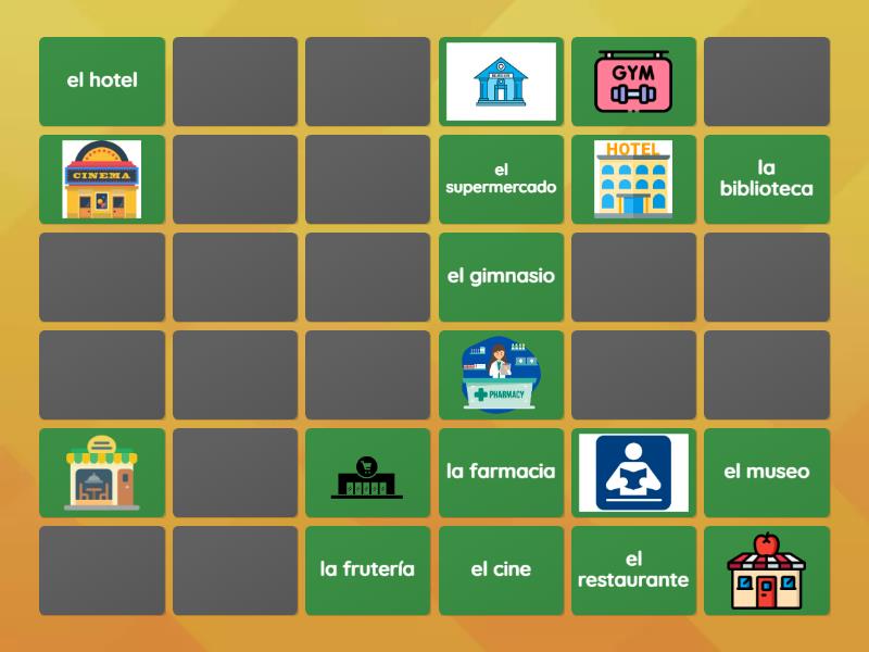 Vocabulario - Matching pairs