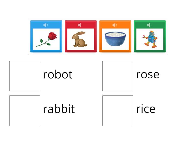 Oxford Phonics Letter Rr - Match up