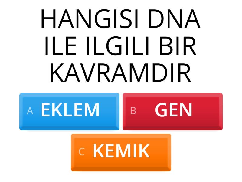 DNA TEST - Quiz