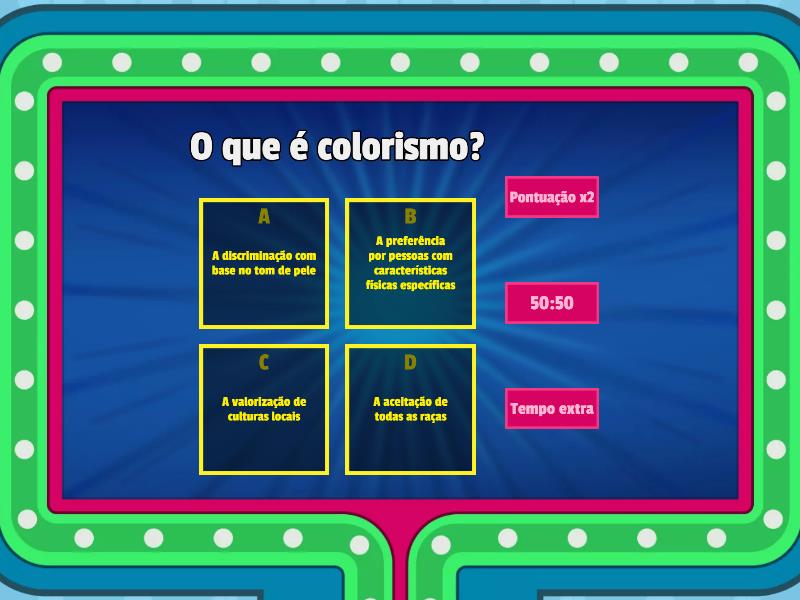 Colorismo - Gameshow quiz