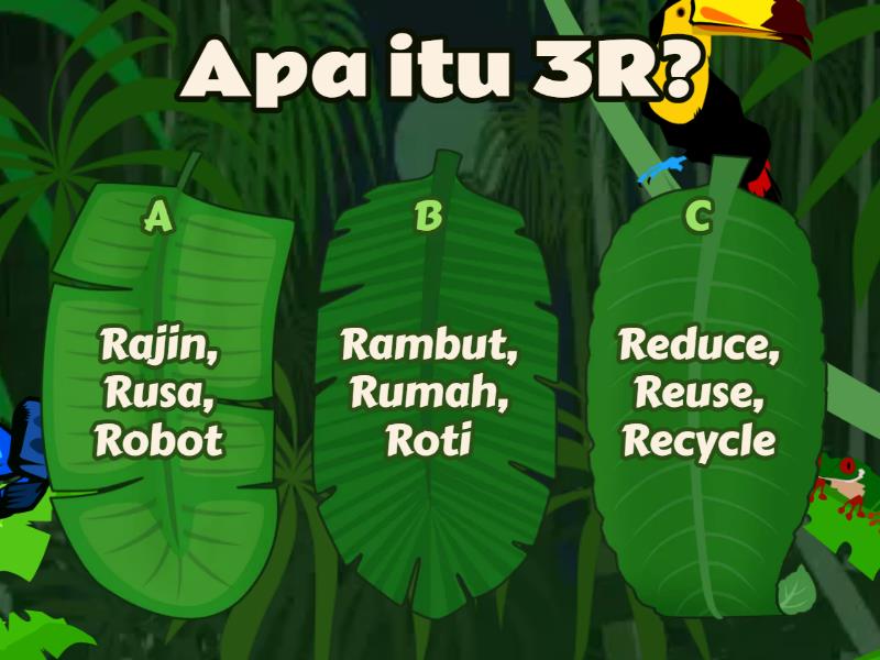 Reduce, Reuse, Recycle - Quiz