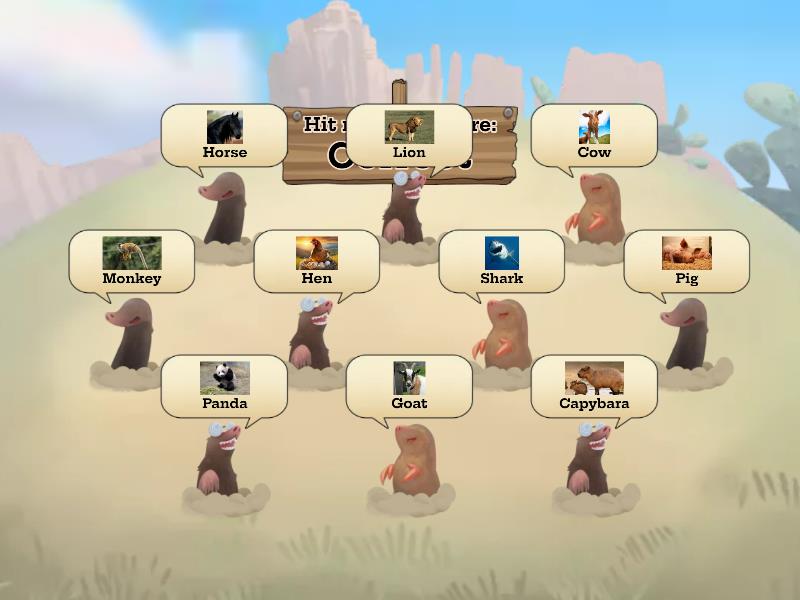 Farm wack a mole - Whack-a-mole