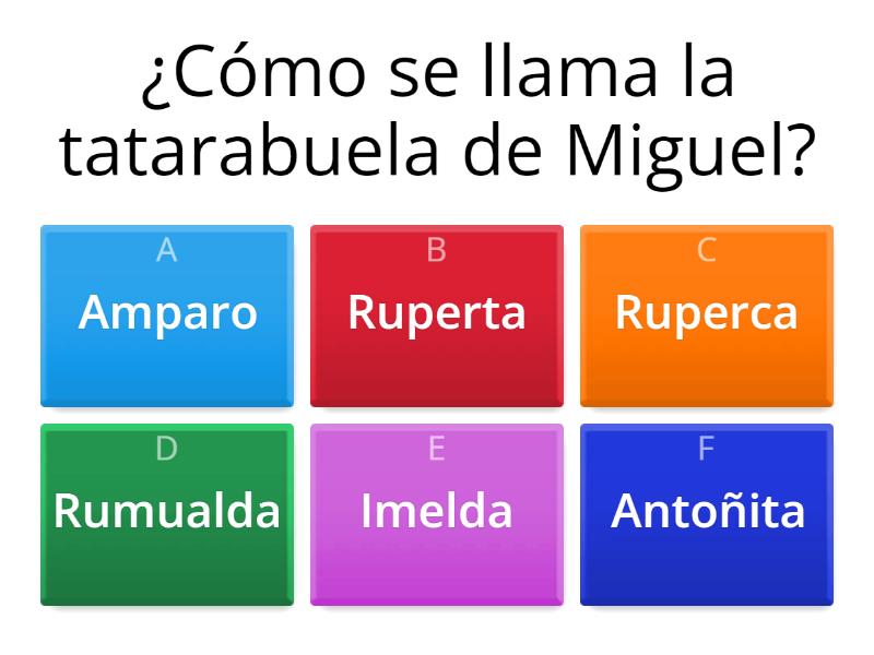 5 preguntas sobre la película de "COCO". - Cuestionario