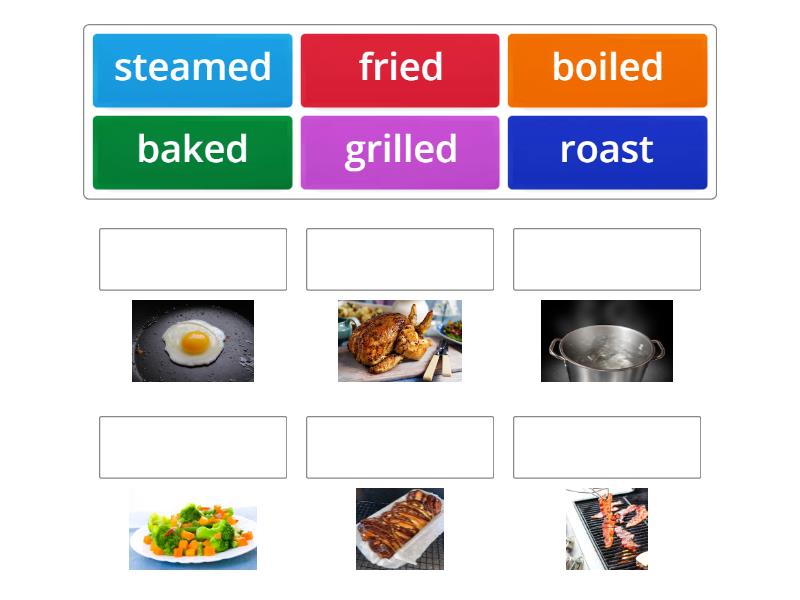 English File Intermediate Food - cooking - Match up