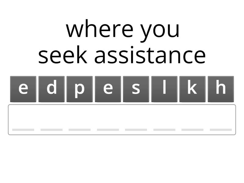 Using Technology to Support Request - Anagram